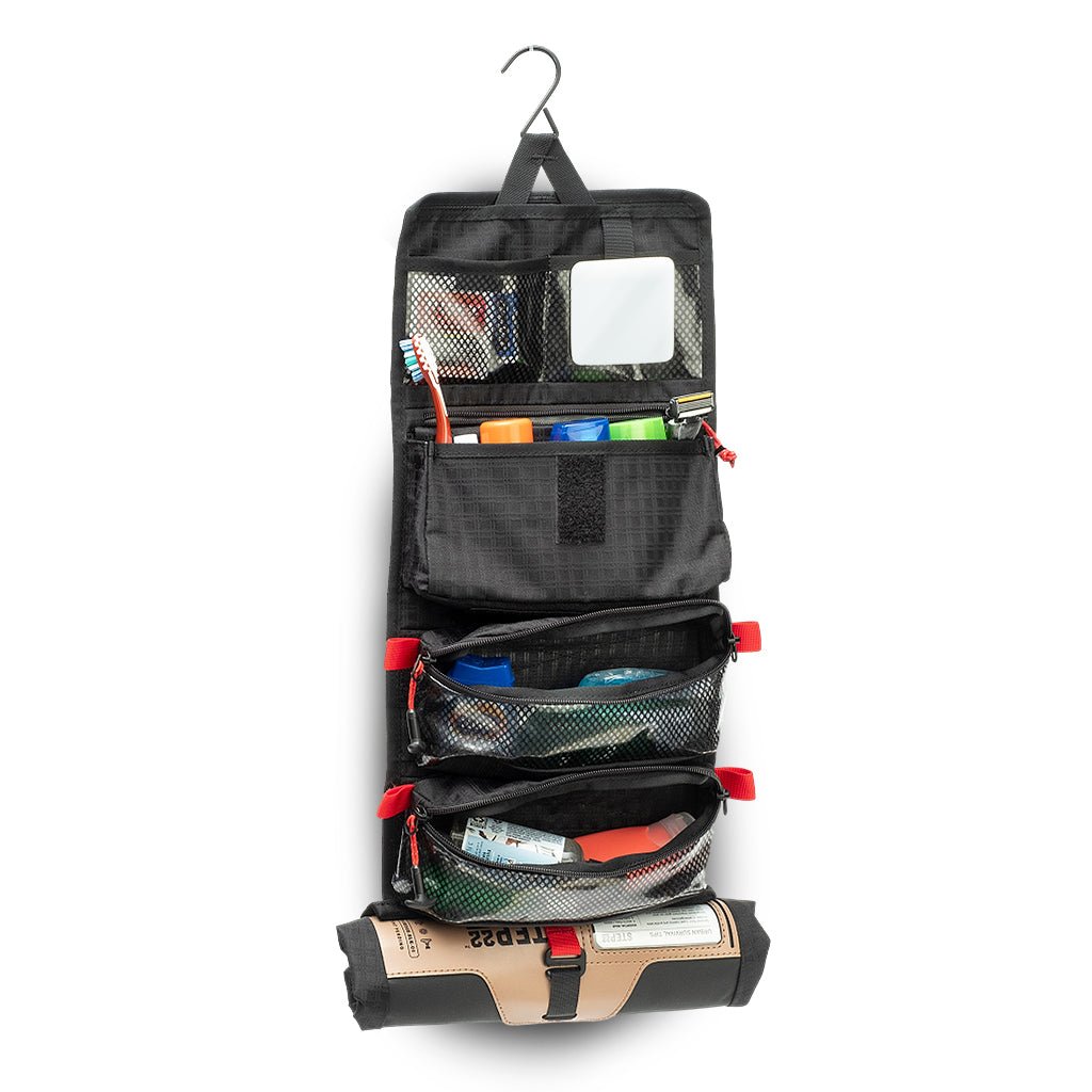 Hedgehog™ Toiletry Roll | Compact Travel Toiletry Organizer – Trail and ...